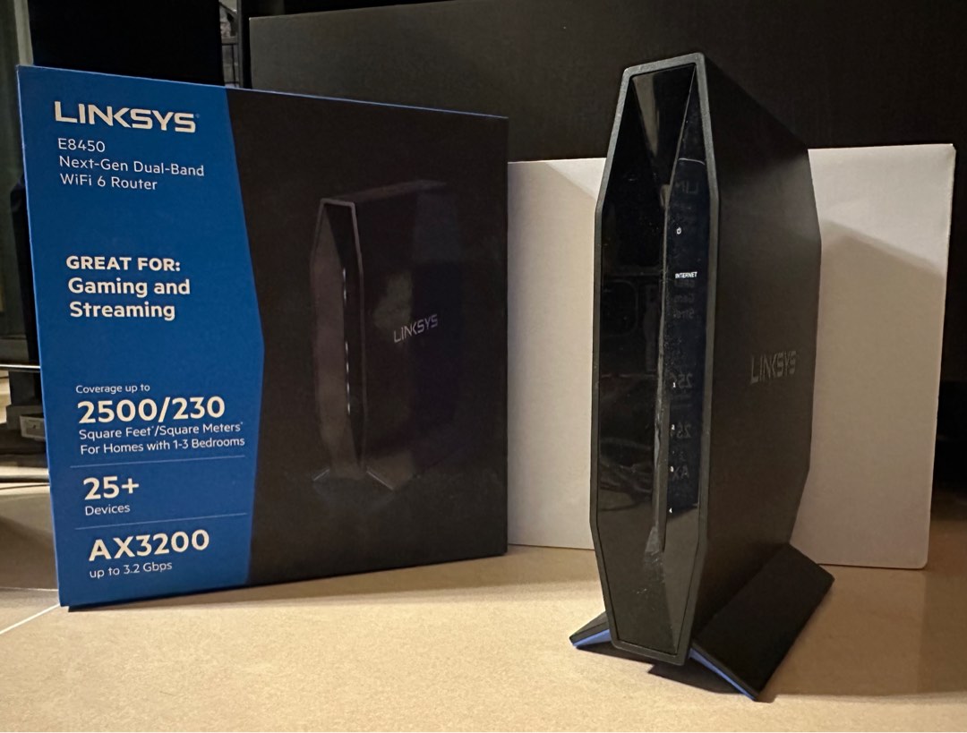 Linksys E8450 AX3200 router, 電腦＆科技, 電腦周邊及配件, Wifi及上網相關產品 - Carousell