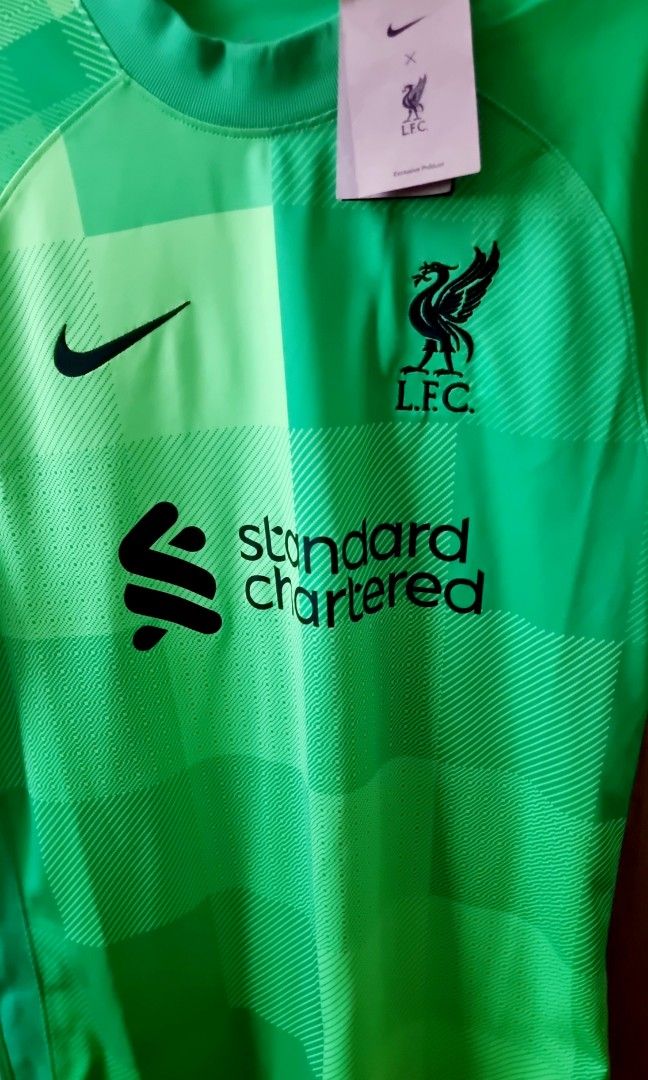 Liverpool GK Jersey, Men's Fashion, Activewear on Carousell