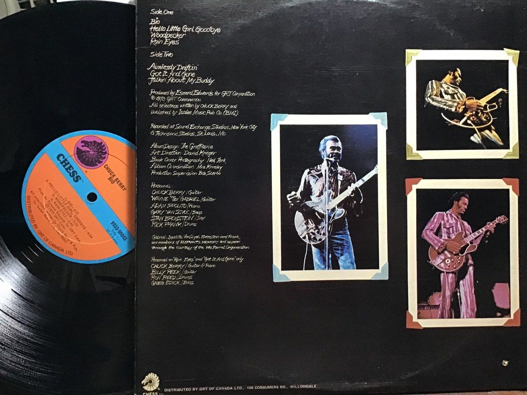 LP Chuck Berry - Bio OOP CHESS VINYL RECORD Anubis Rock n Roll Piring ...