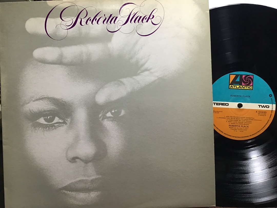 LP Roberta Flack OOP VINYL RECORD Anubis Pop Soul Piring Hitam, Hobbies ...
