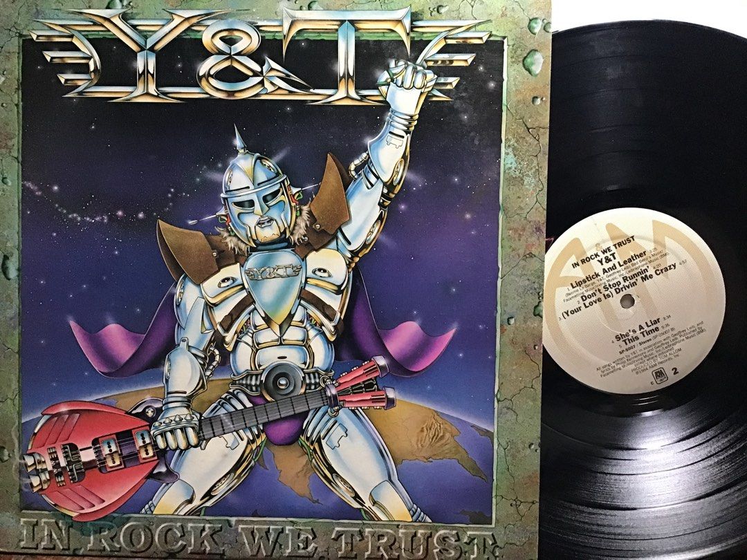 LP Y&T - In Rock We Trust OOP VINYL RECORD Anubis Hard Rock Piring ...