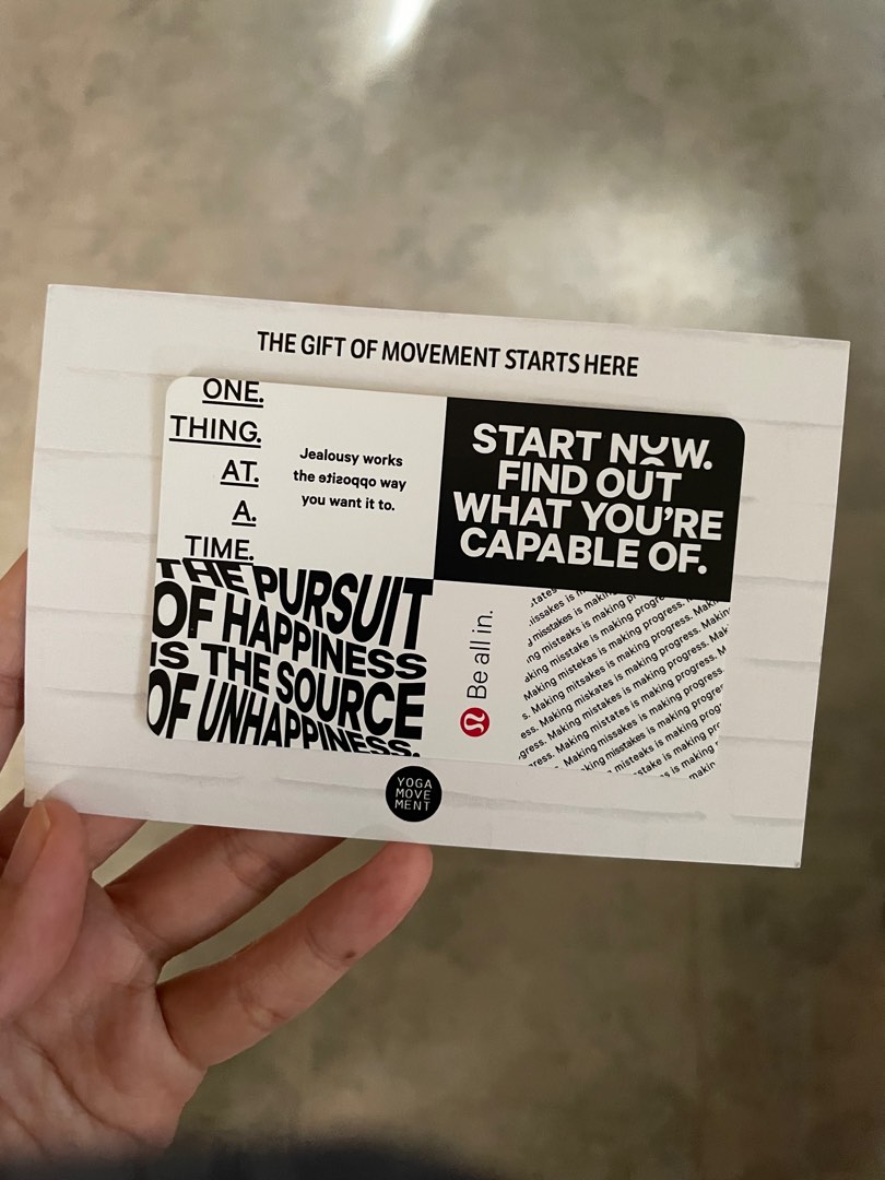 Lululemon $80 Gift Voucher, Tickets & Vouchers, Vouchers on Carousell