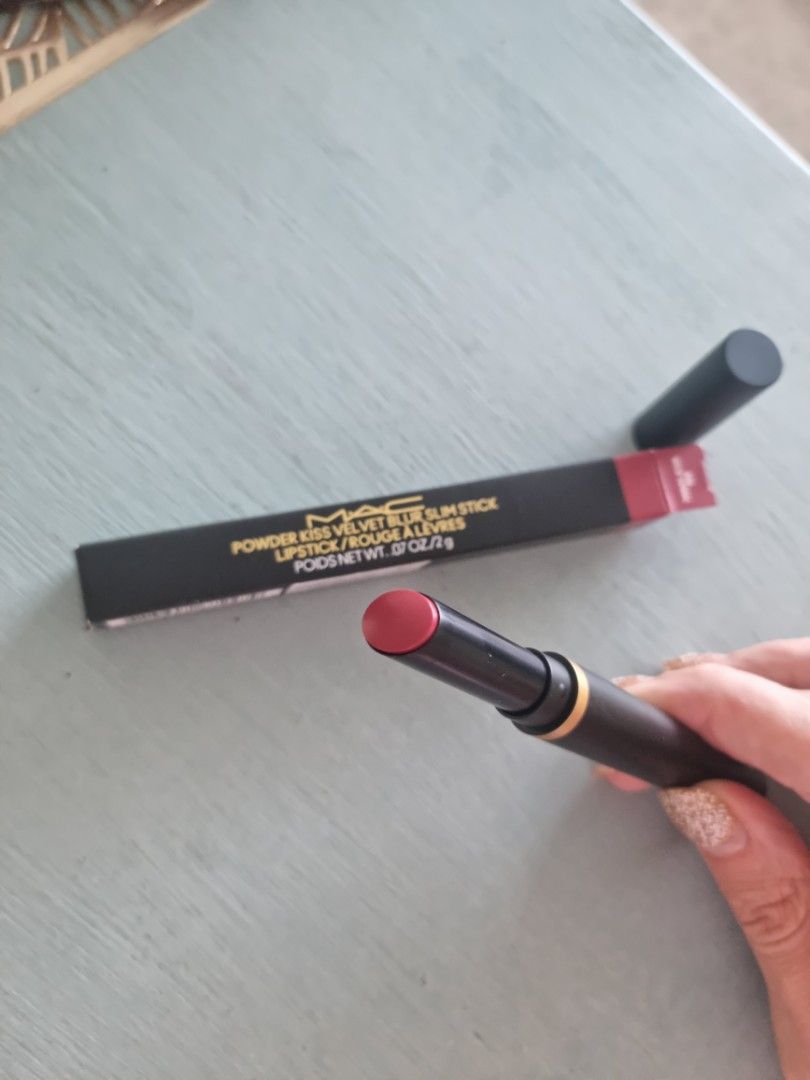 MAC Powder Kiss Velvet Blur in 890 'WILD SUMAC', Beauty & Personal Care ...