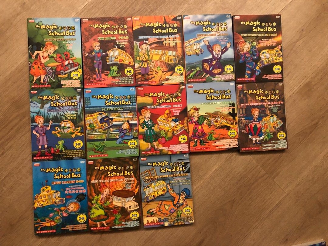 Magic School Bus DVDs (aged 3-12/6-12), 興趣及遊戲, 音樂樂器 & 配件, 音樂與媒體 - CD 及 ...