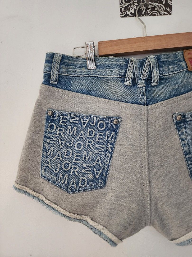 MAJOR Made Denim Tattered Short, Women's Fashion, Bottoms, Shorts on ...