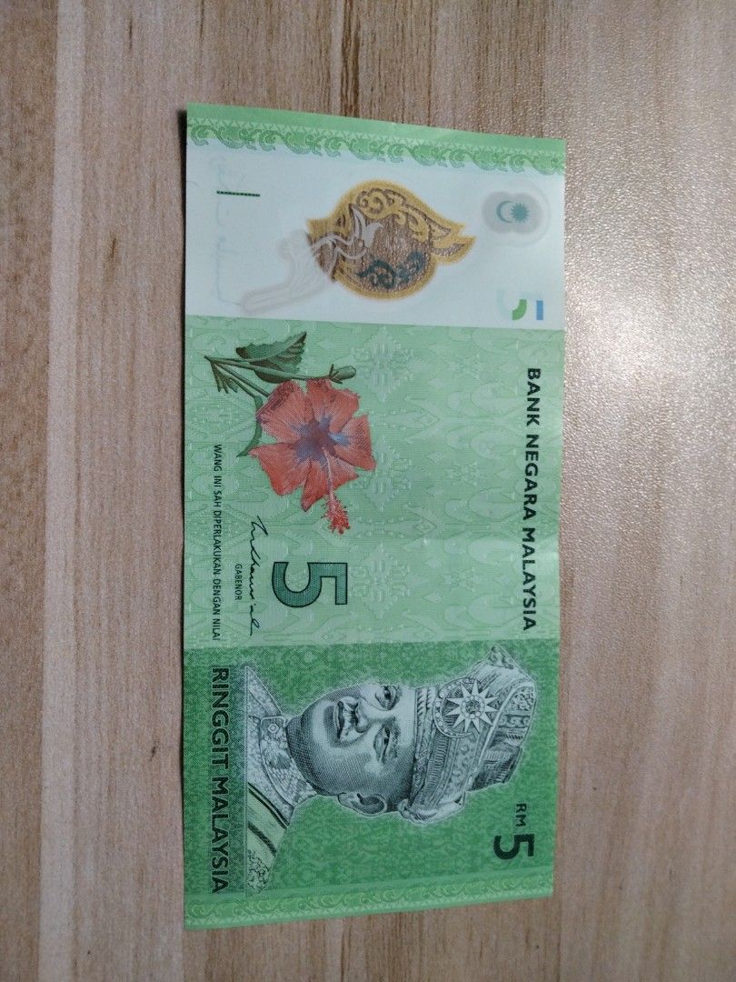 Malaysia 5 ringgit note, Hobbies & Toys, Memorabilia & Collectibles ...