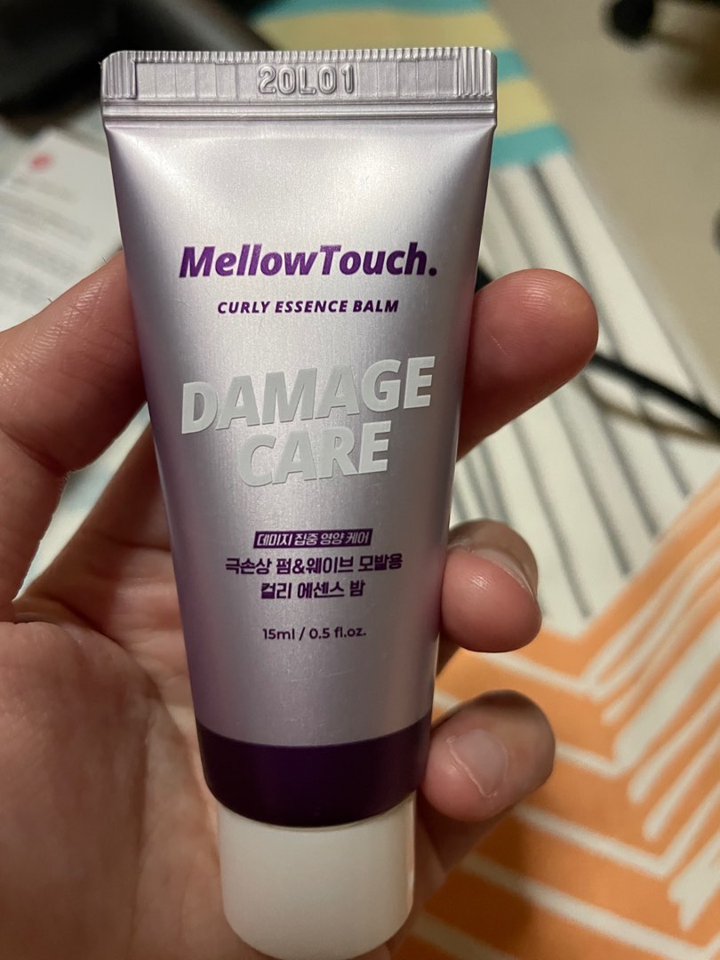 Mellow Touch Curly Essence Balm 15ml Damage Care, Beauty & Personal ...