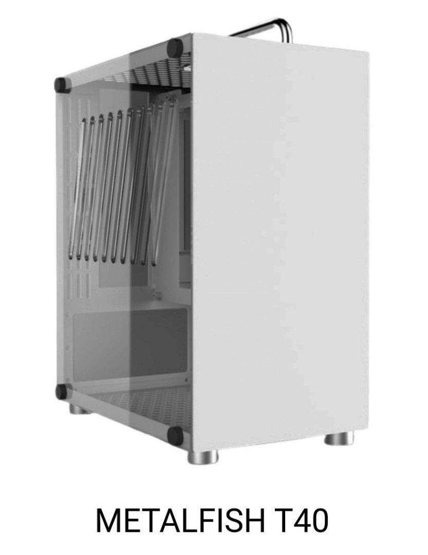 Metalfish T40 ITX PC Case (White), Computers & Tech, Parts ...