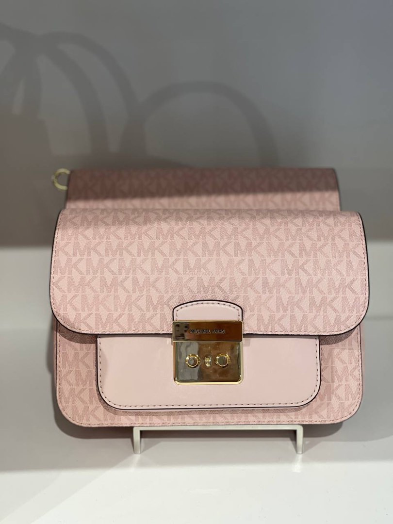 Micheal Kors Sloan Crossbody in Signature Ballet, Luxury, Bags ...