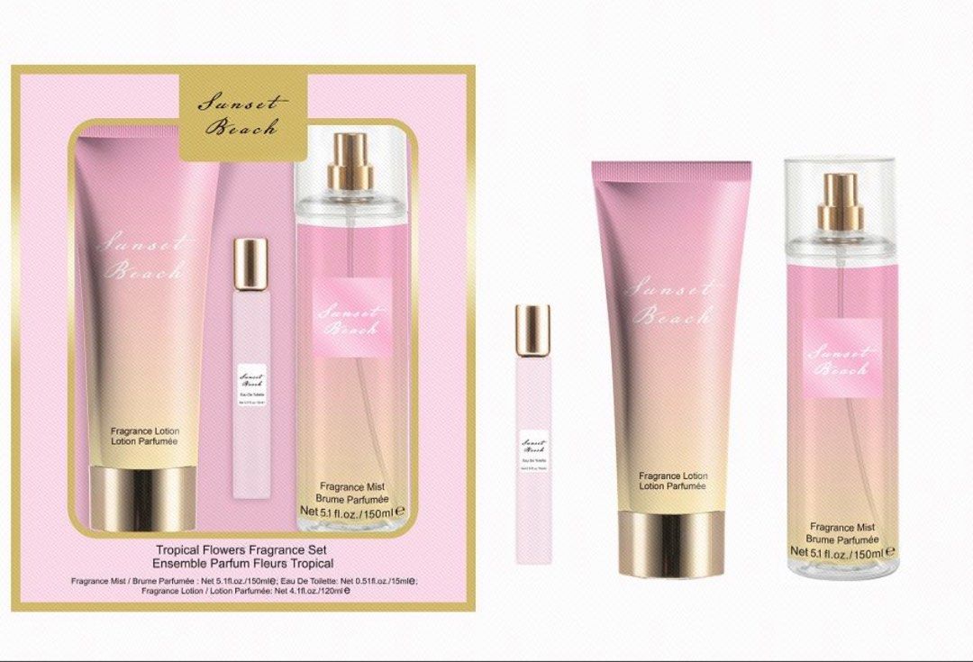 Miniso Sunset Beach Fragrance Gift Set, Beauty & Personal Care ...