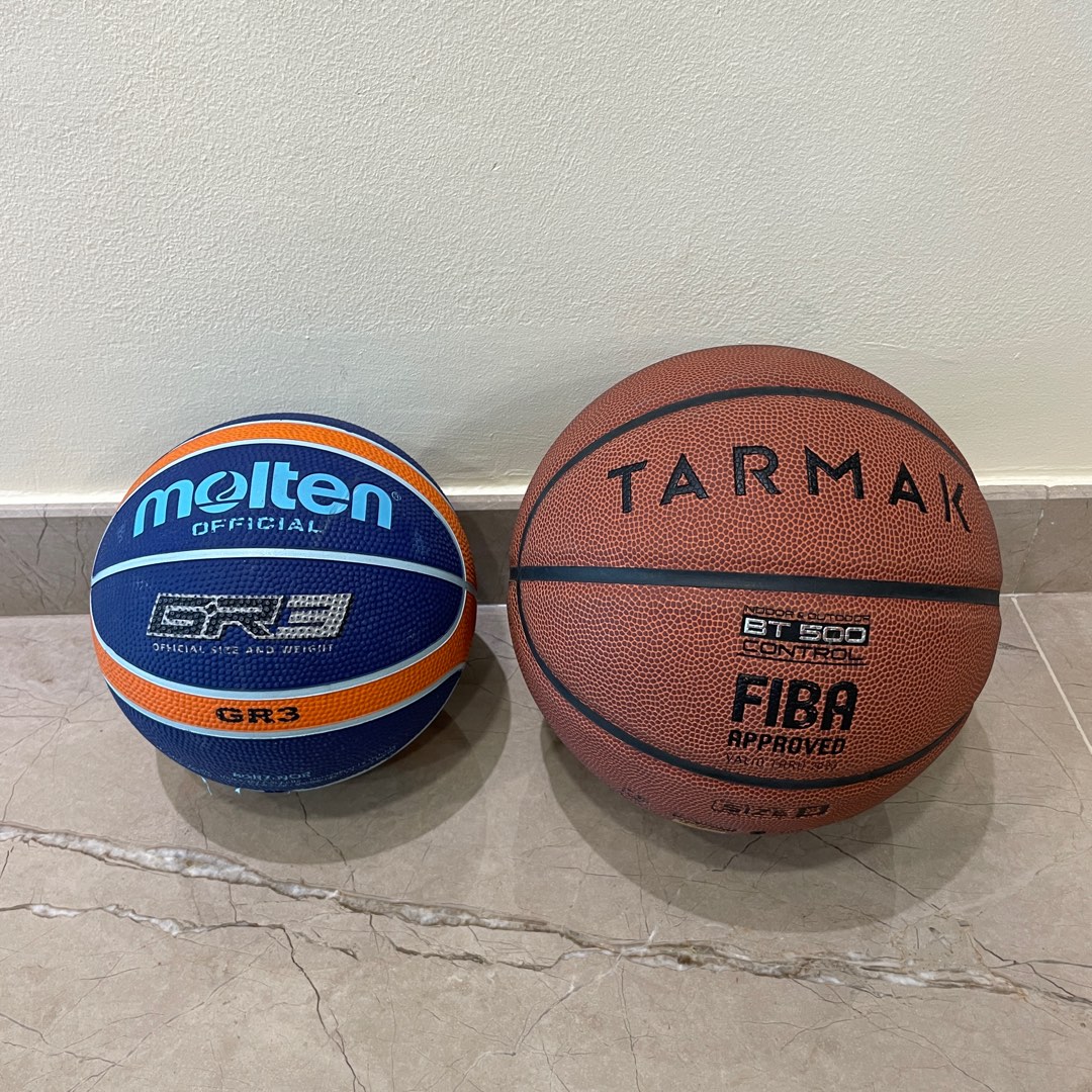Molten and Tarmak Basketball, Sports Equipment, Sports & Games, Racket ...