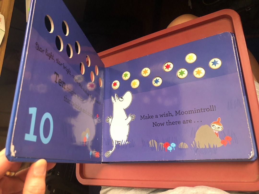 Moomin's make-a-wish Counting Book, Hobbies & Toys, Books & Magazines ...