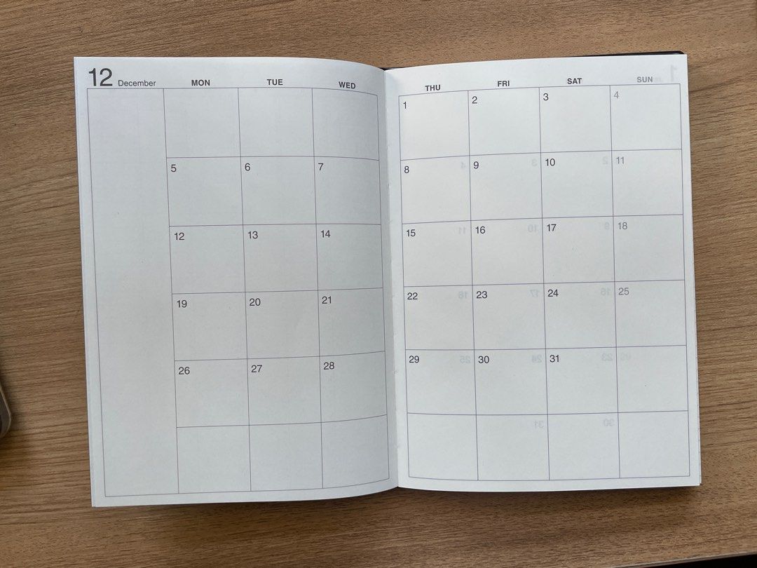 MUJI Weekly Planner 2023, Hobbies & Toys, Stationary & Craft ...