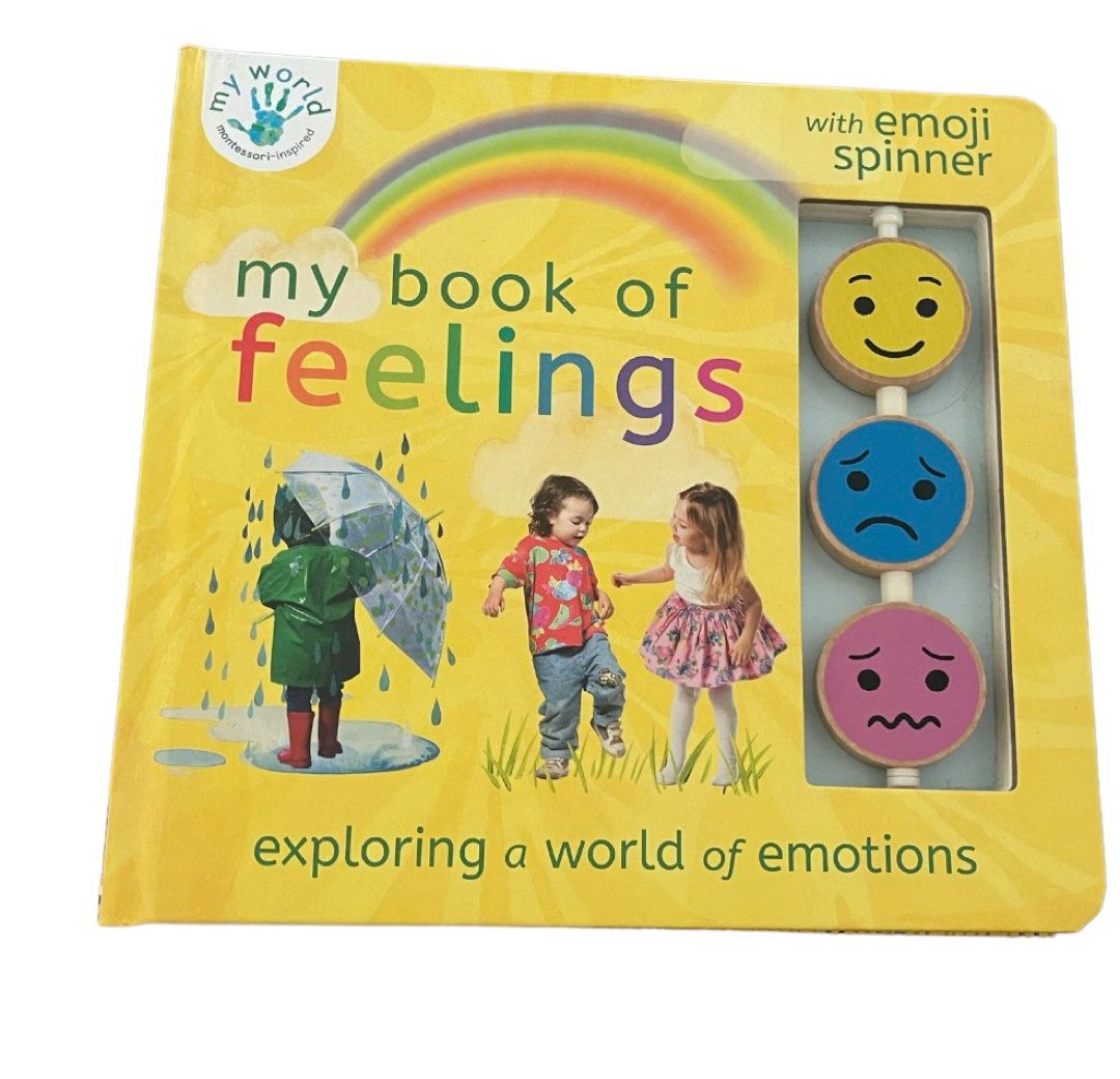My book of feelings with emoji spinner , my world Montessori inspired ...