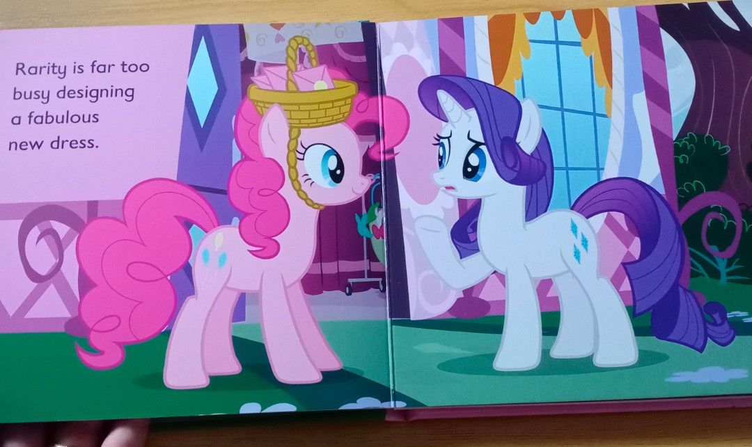 My Little Pony Happy Birthday Pinkie Pie Boardbook, Hobbies & Toys ...