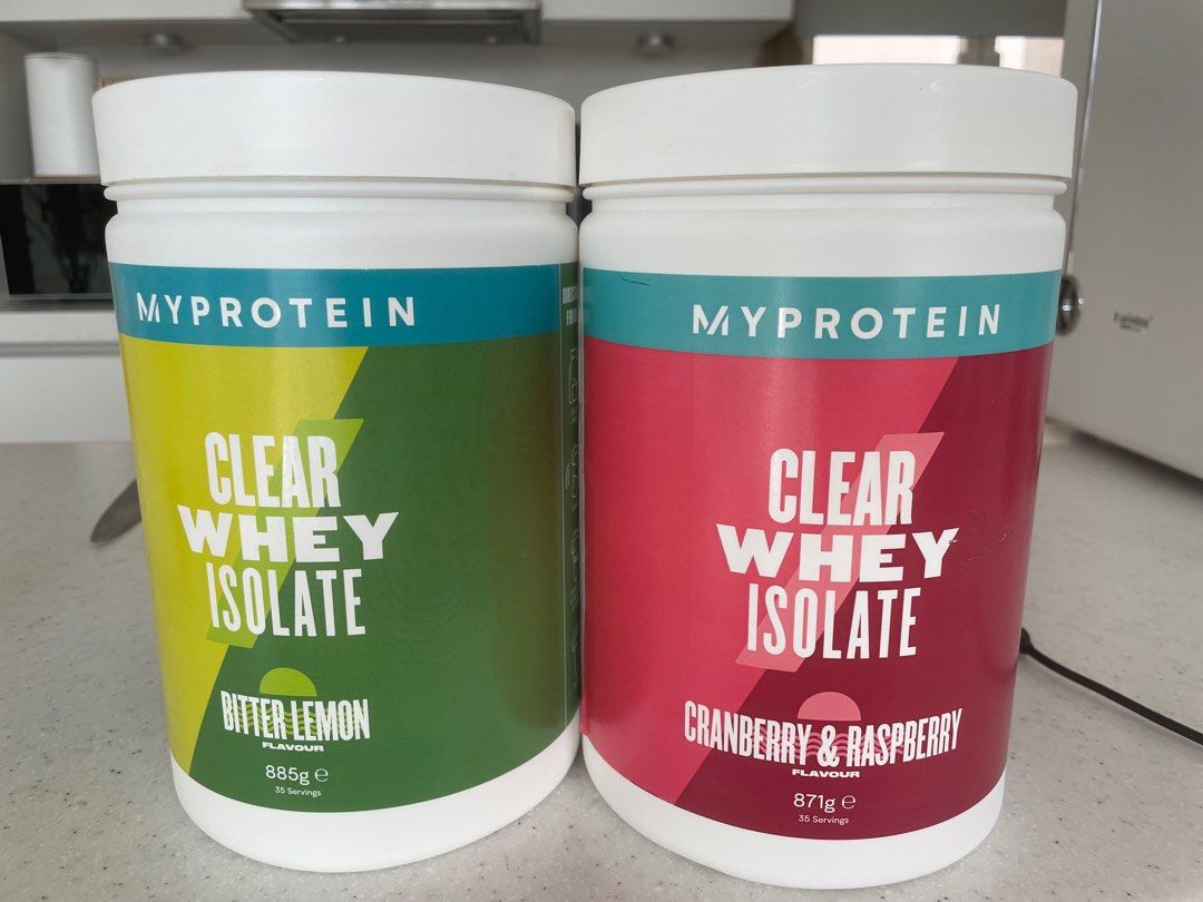 MyProtein Clear Whey Isolate Protein Powder, Health & Nutrition, Health ...