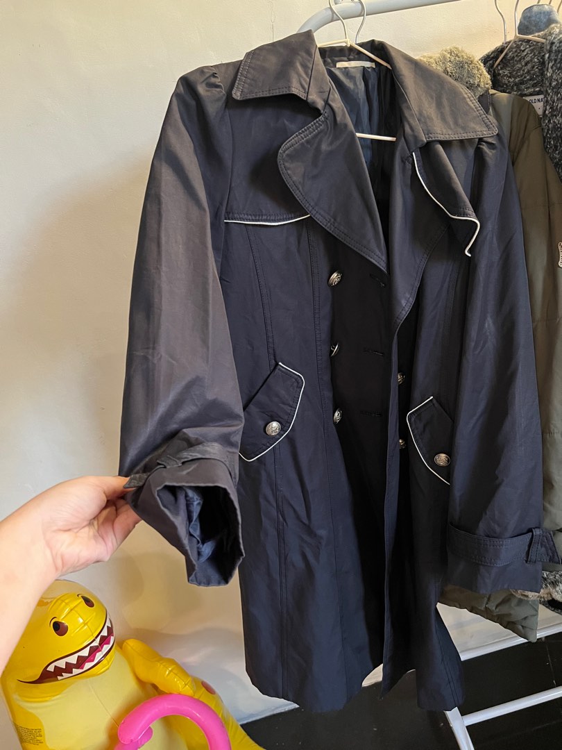 Naby blue coat bnew, Women's Fashion, Coats, Jackets and Outerwear on ...