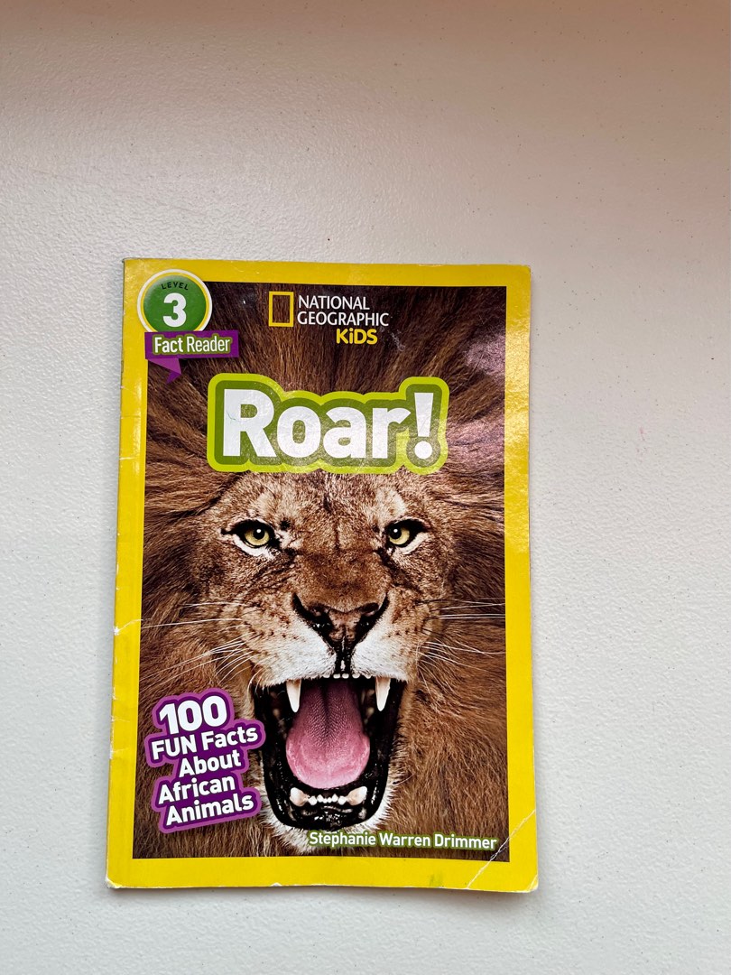 National Geographic kids Roar, 興趣及遊戲, 書本 & 文具, 兒童書籍 - Carousell
