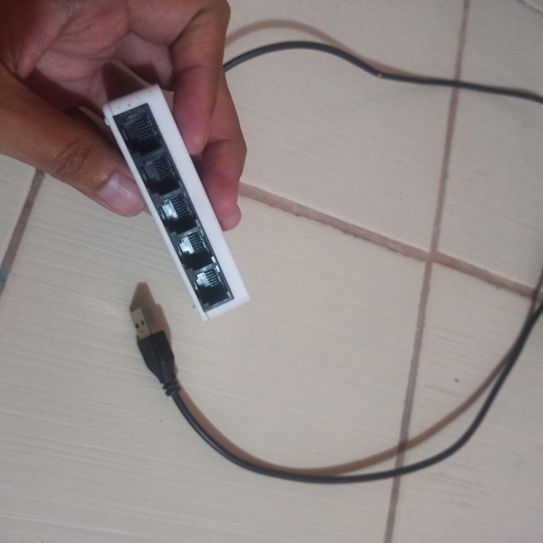 Network Switch with LAN cable, Computers & Tech, Parts & Accessories ...