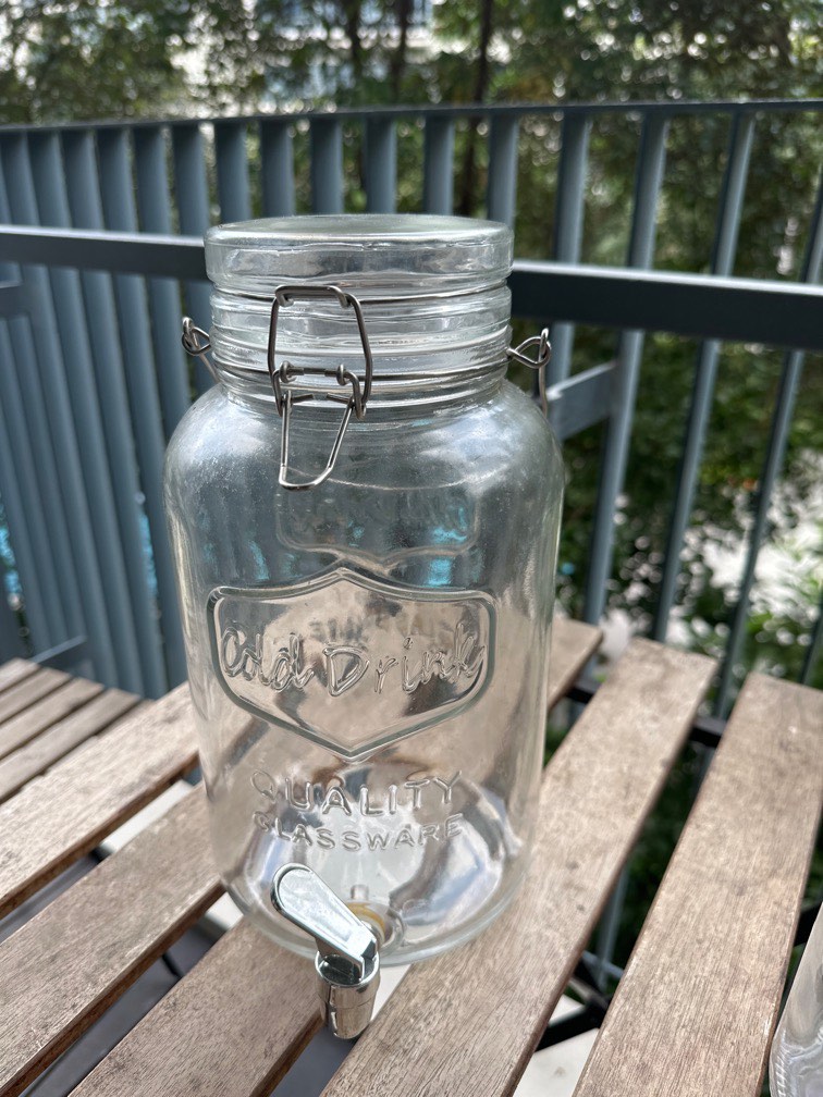 New buffet drink jar, Furniture & Home Living, Kitchenware & Tableware ...