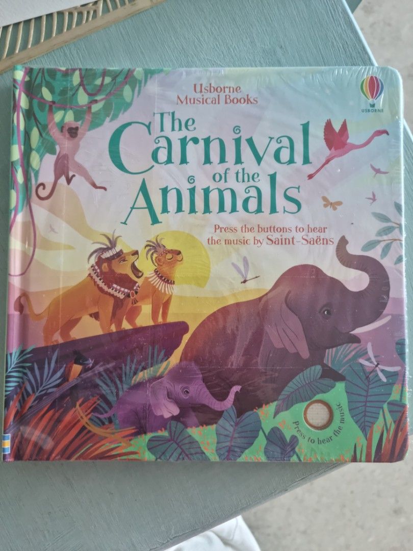 NEW SEALED! The Carnival of the Animals musical children's book ...
