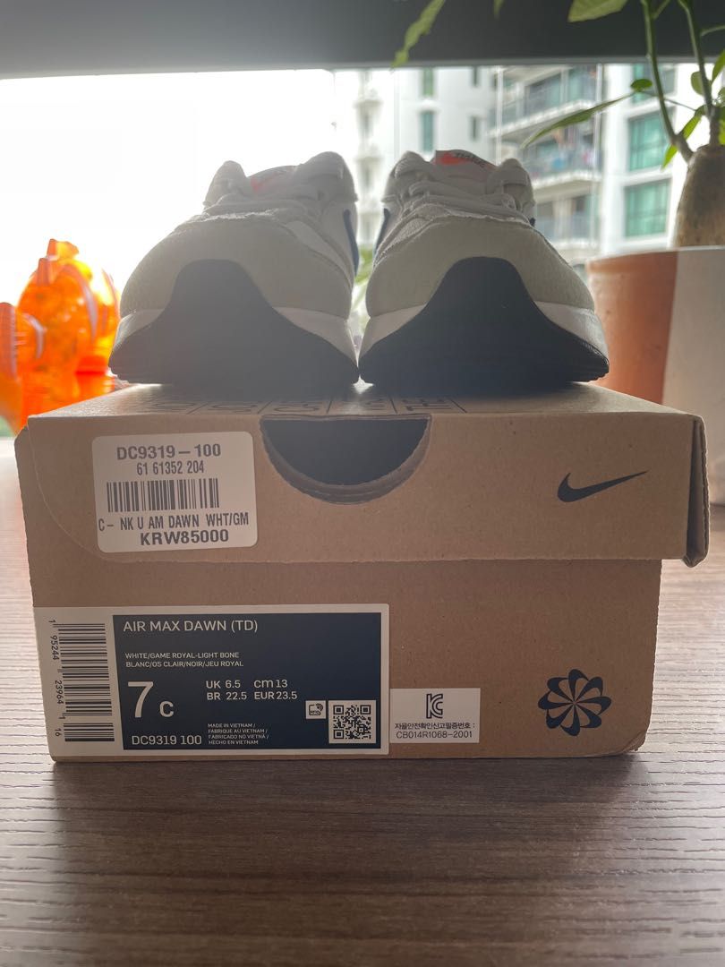 Nike Air Max Dawn 7C, Babies & Kids, Babies & Kids Fashion on Carousell