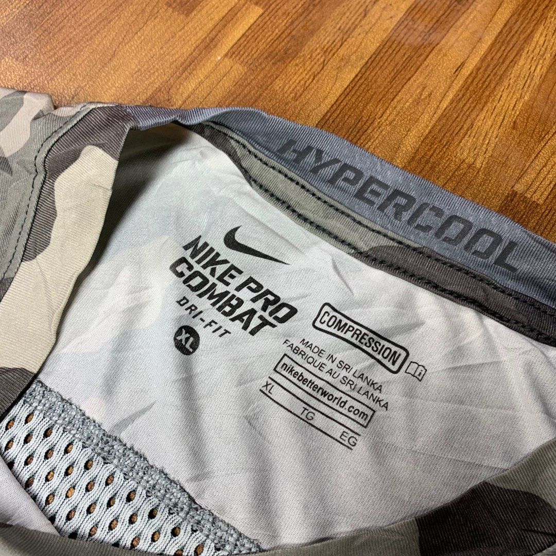 NIKE PRO COMBAT CAMO, Men's Fashion, Activewear on Carousell