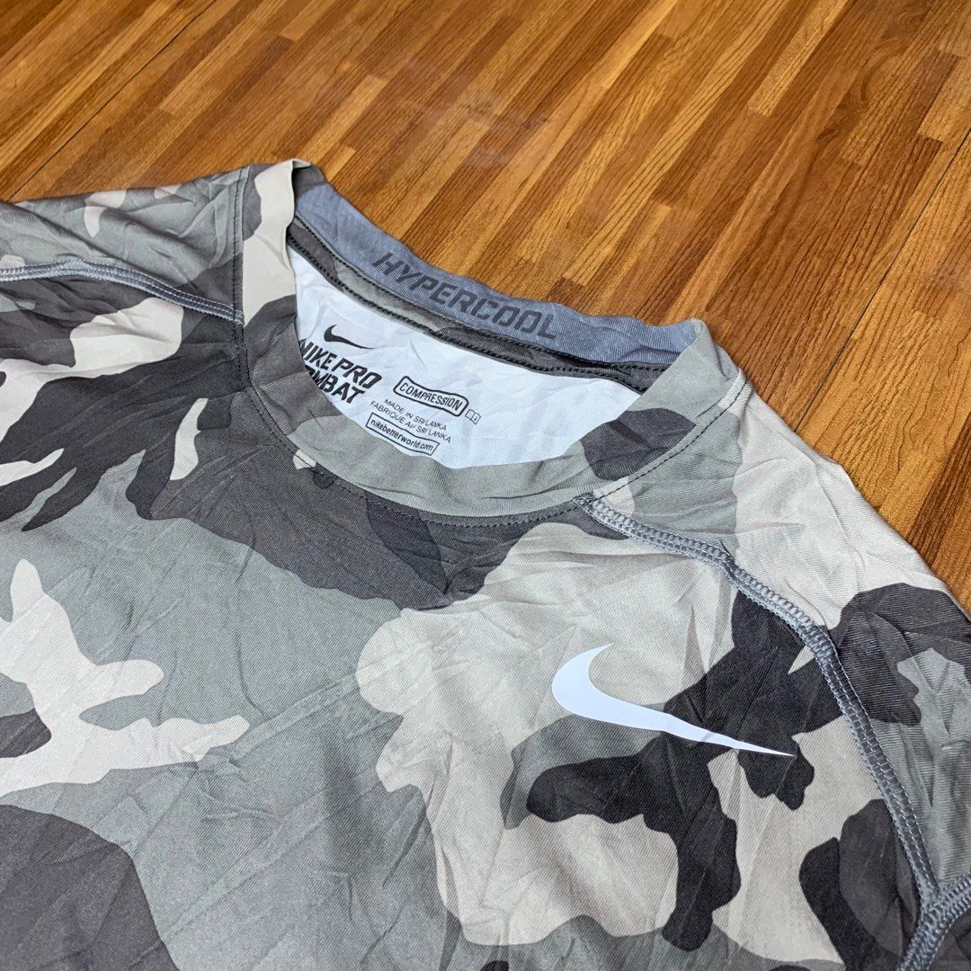 NIKE PRO COMBAT CAMO, Men's Fashion, Activewear on Carousell