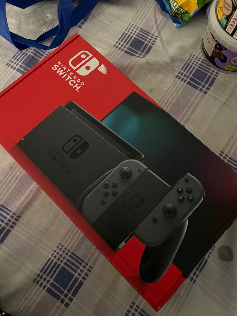 NINTENDO SWITCH FULL SET, Video Gaming, Video Game Consoles, Nintendo ...