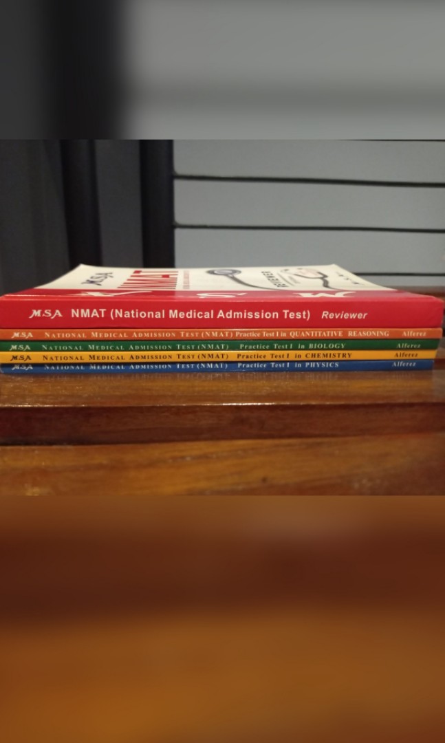 NMAT Reviewer MSA (med school) 2019 edition, Hobbies & Toys, Books ...