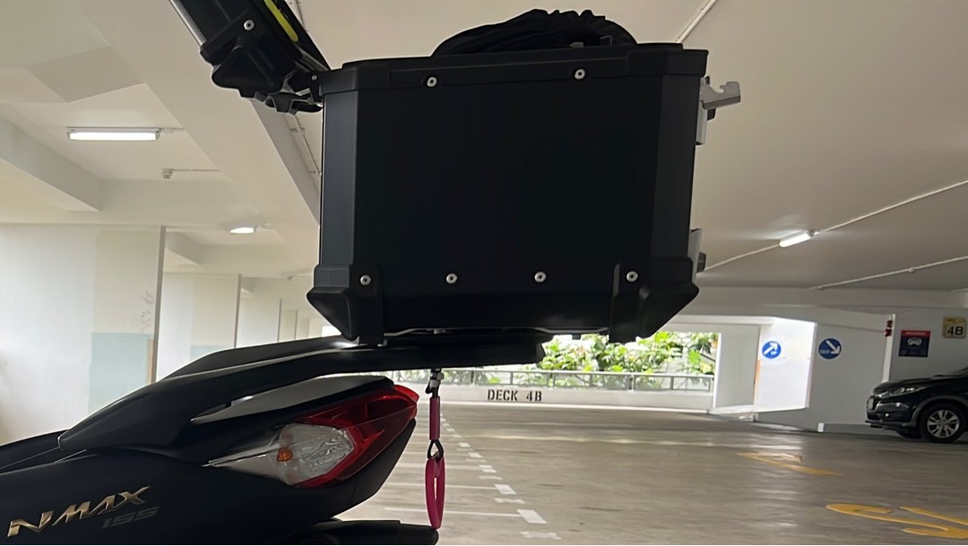 Nmax v2 box and basepleate, Motorcycles, Motorcycle Accessories on ...
