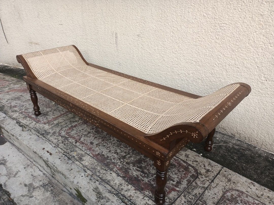 Old Divan Chair with new solihiya, Furniture & Home Living, Furniture ...