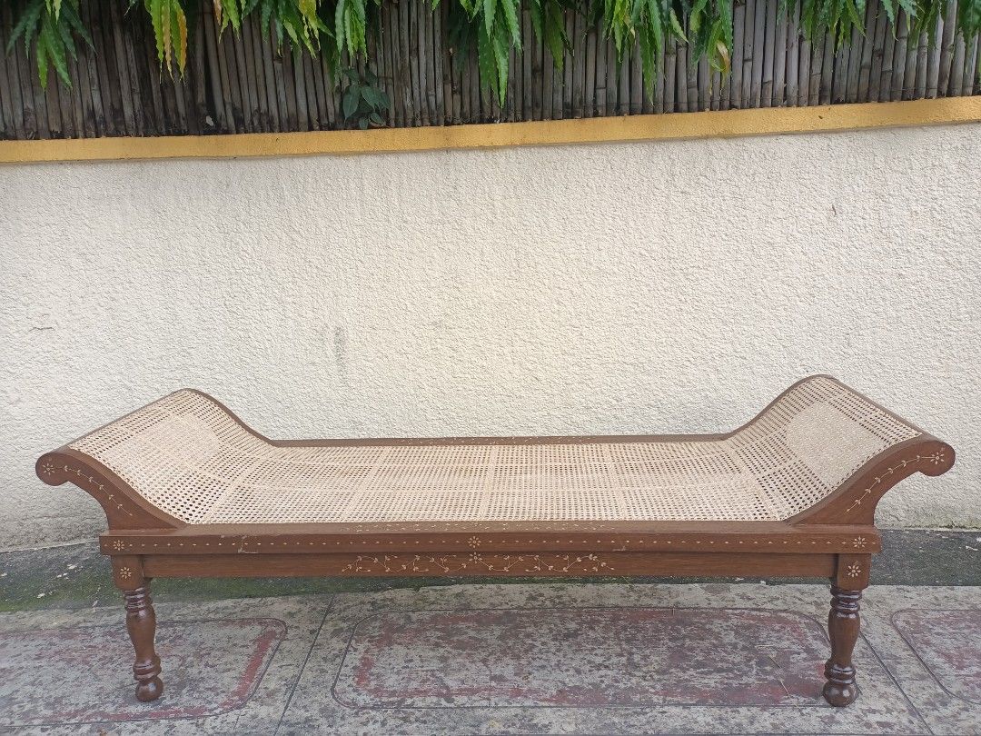 Old Divan Chair with new solihiya, Furniture & Home Living, Furniture ...