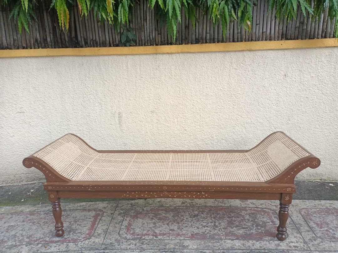 Old Divan Chair with new solihiya, Furniture & Home Living, Furniture ...