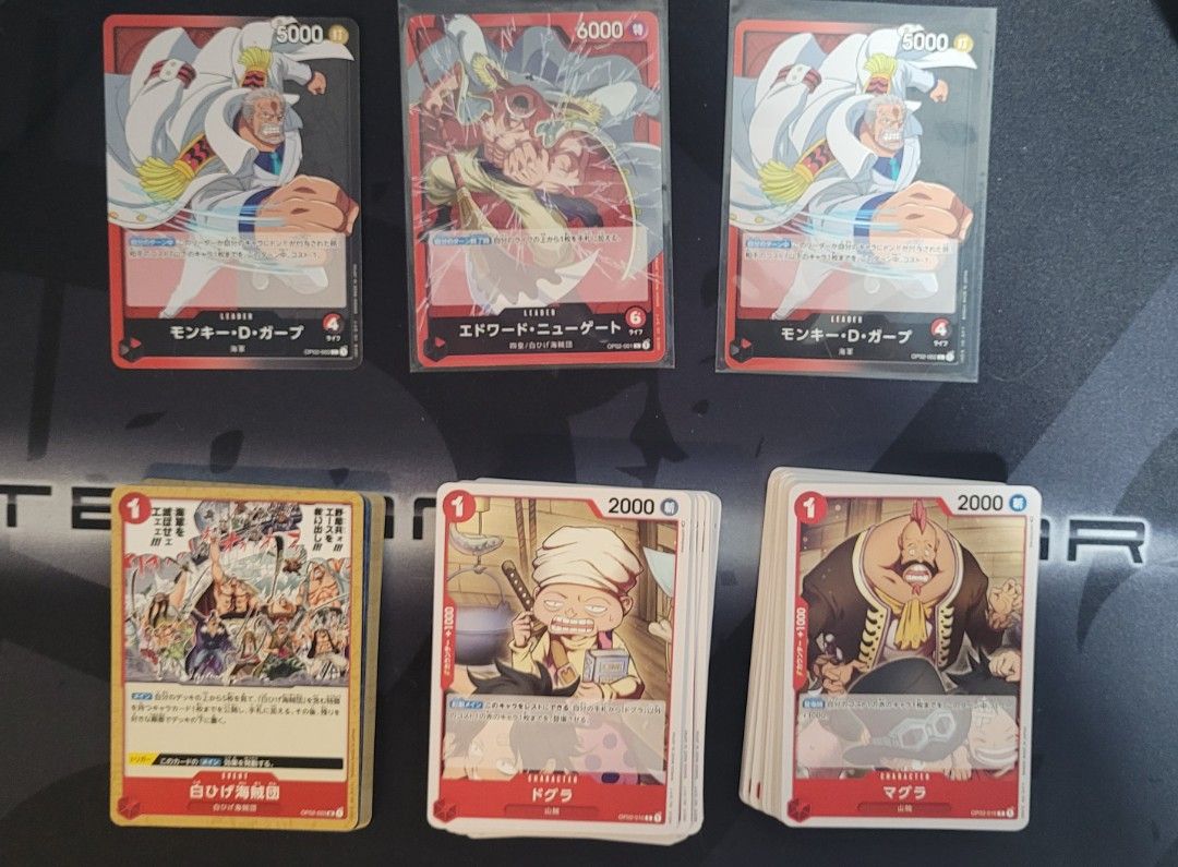 One piece Japan card game Red deck, Hobbies & Toys, Toys & Games on ...