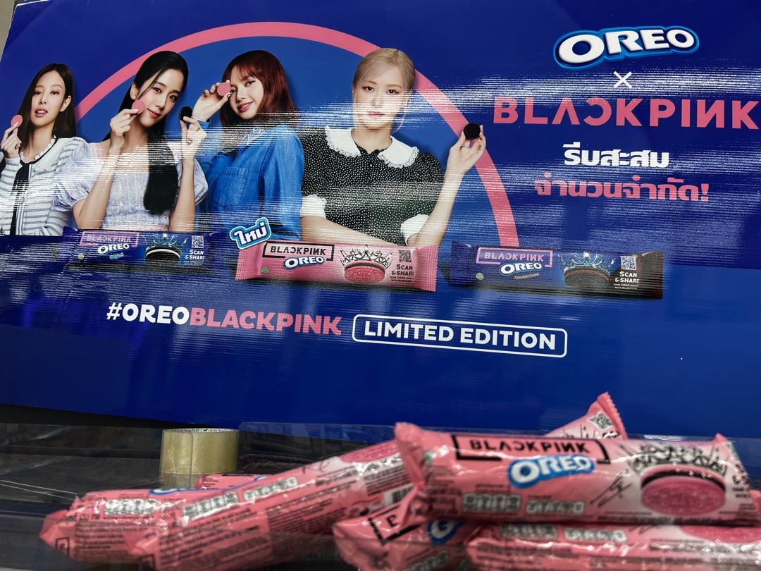 OREO X BLACK PINK FULL SET OF 4, Food & Drinks, Other Food & Drinks on ...