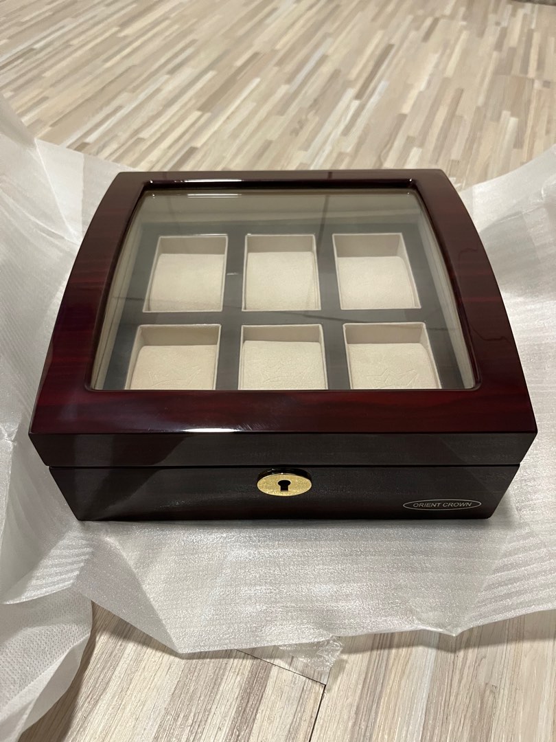 Orient Crown Watch Box Ebony colour, Men's Fashion, Watches ...