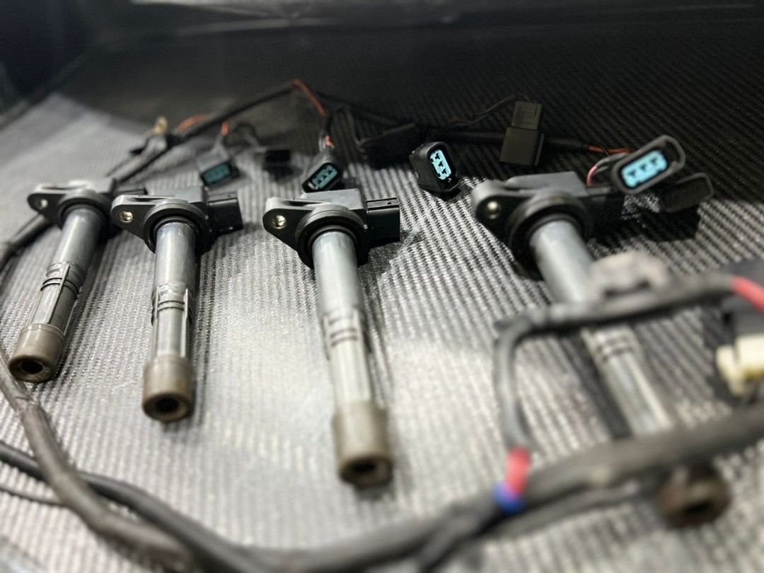 Original K20a Plug Coil With TM Works Direct Power Harness Kit, Car ...