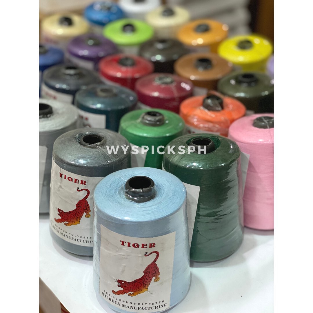 ORIGINAL Tiger sewing thread sinulid polyester para sa bag 5000 meters ...