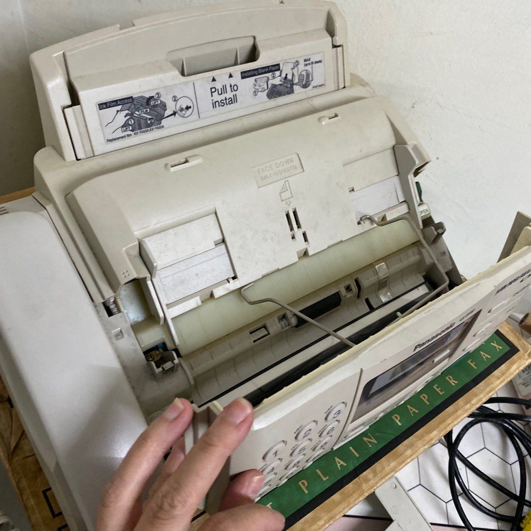 Panasonic KX-FP153Ml compact plain paper fax_Vintage fax machine ...