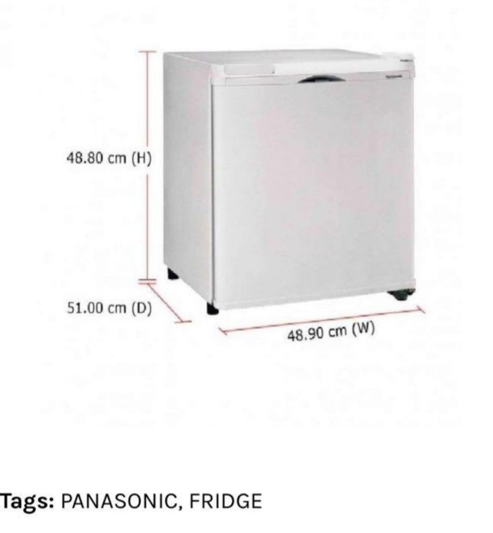 Panasonic mini bar refrigerator, TV & Home Appliances, Kitchen ...