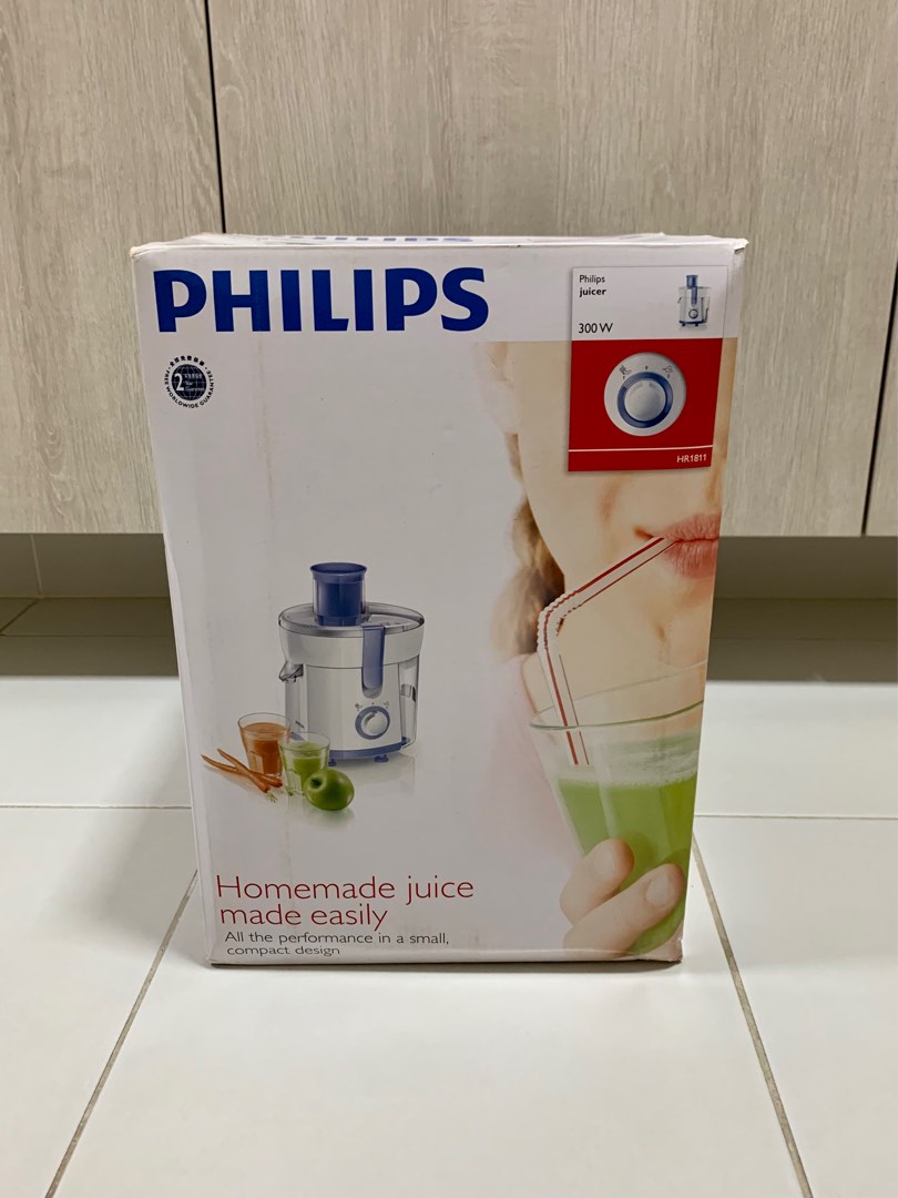 Philips Daily Collection Juicer HR1811, TV & Home Appliances, Kitchen ...