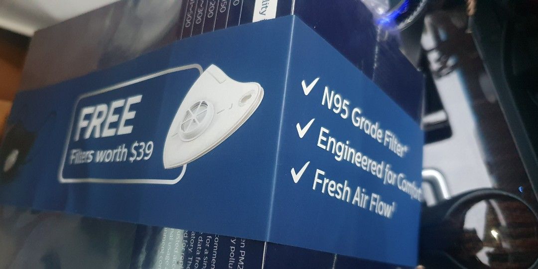 Philips Fresh Air Mask Series 6000 (ACM066/01), Health & Nutrition ...