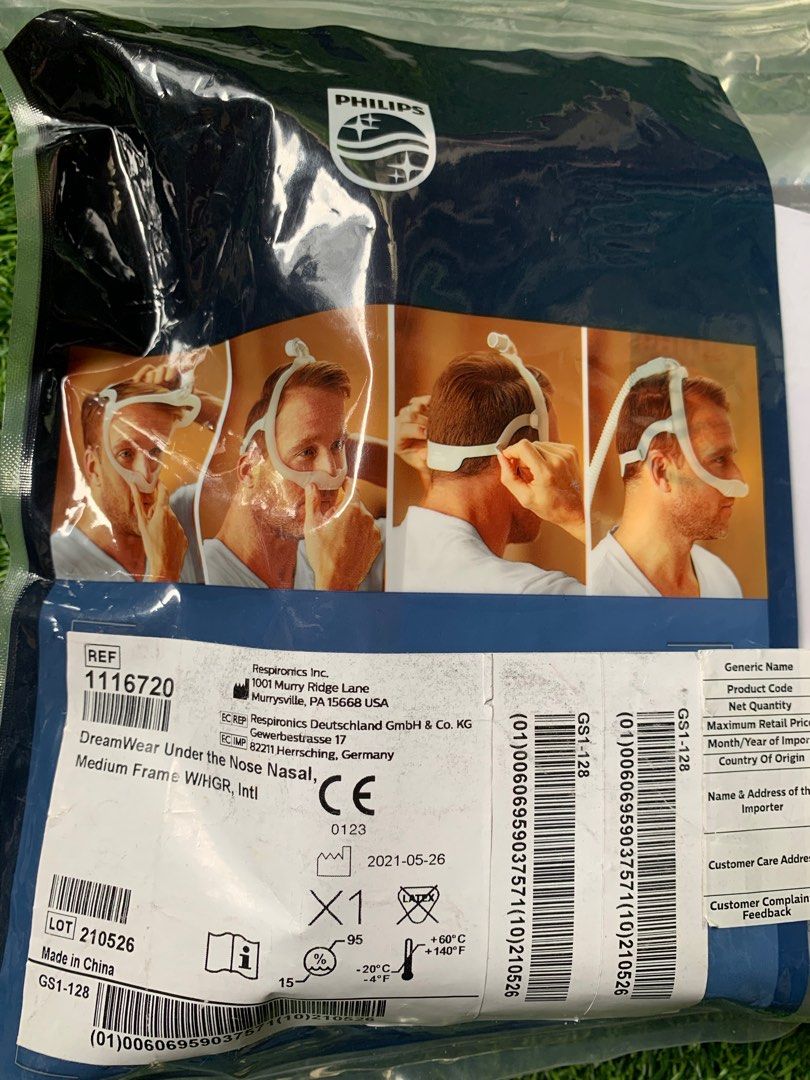 Philips Respironics DreamWear CPAP MASK, Health & Nutrition, Face Masks ...