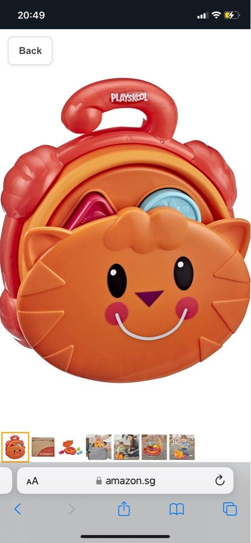Playskool Pop Up Shape Sorter Toy for Toddlers Over 18 Months with Take ...