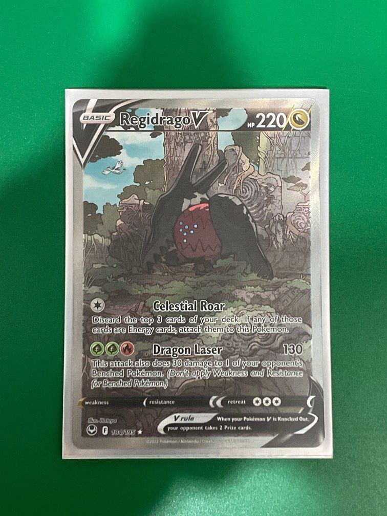 Pokemon Cards - Regidrago V Alternate Full Art, Hobbies & Toys, Toys ...