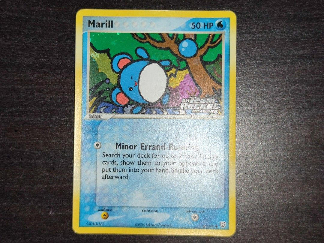Pokemon Marill EX Team Rocket 68/109, Hobbies & Toys, Toys & Games on ...