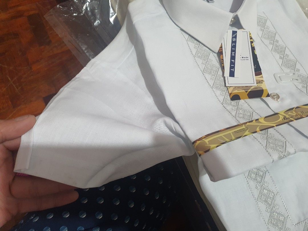 Polo Barong Gusot Mayaman, Men's Fashion, Tops & Sets, Tshirts & Polo ...