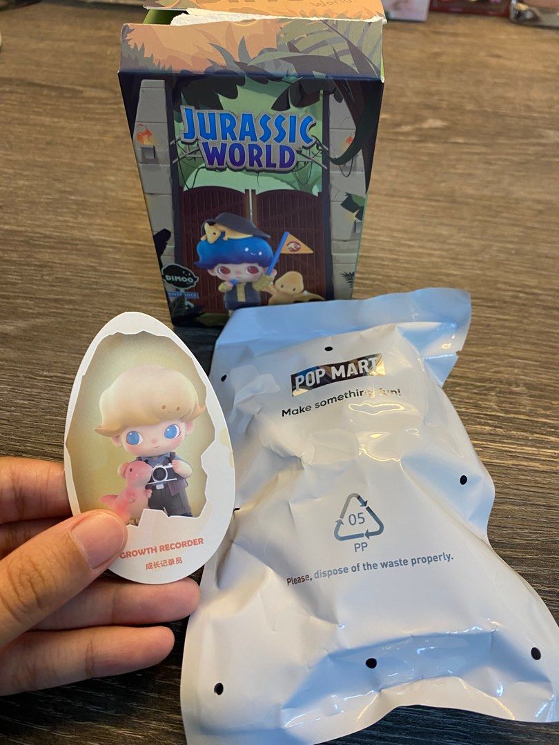popmart dimoo Jurassic world growth recorder, Hobbies & Toys, Toys ...