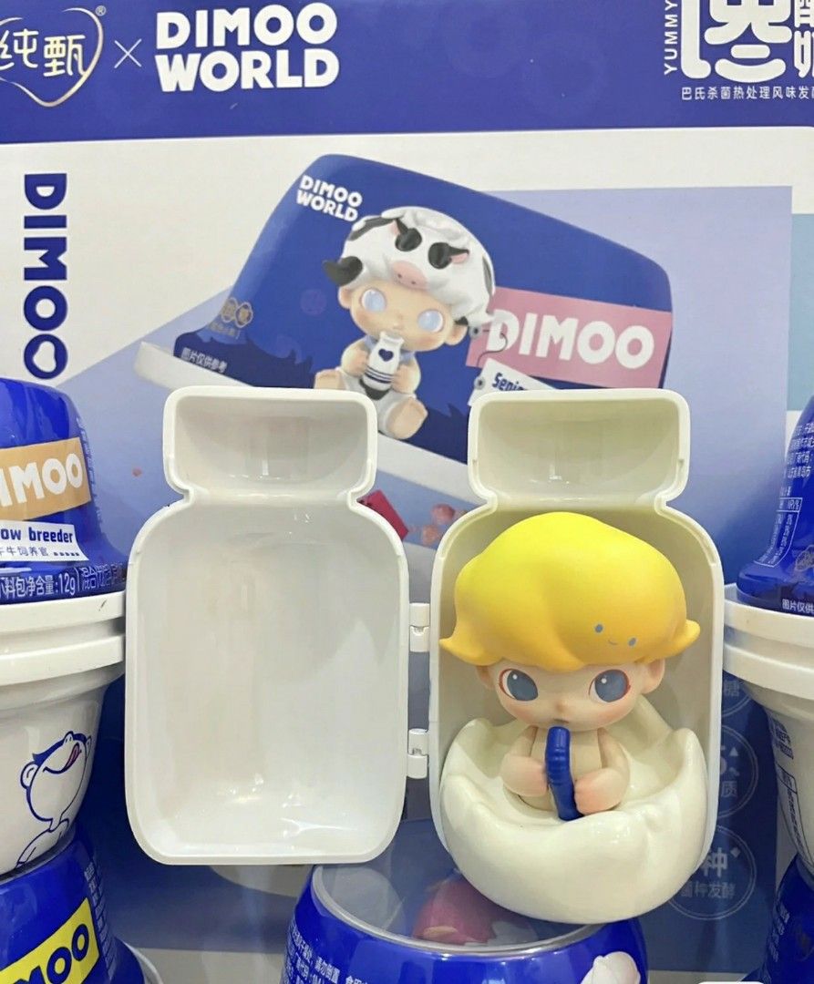 [POPMART] JUST PURE YOGHURT X DIMOO LIMITED EDITION EXCLUSIVE FULL SET ...